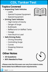 CDL Tanker Practice Test [Free] | Detailed Questions | Test-Guide